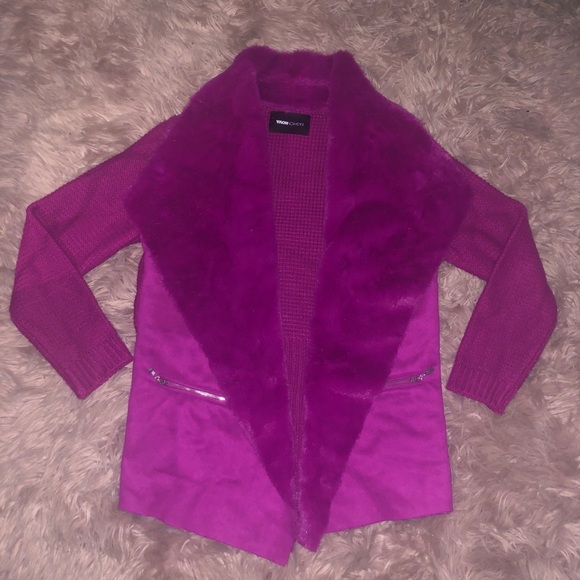 Fashion Nova | Sweaters | Fuchsia Sweater Cardigan | Poshmark